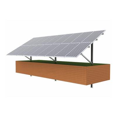 China Ground Solar Panel Mounting System with 216 km/h Wind Load and 0-60° Tilt Angle for Large Scale Power Plants for sale