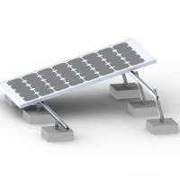 China Alloy Steel Solar Panel Mounting System for Flat Roof & Ground Installation - 216km/h Wind Load, 0-60° Tilt Angle for sale