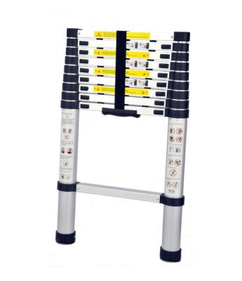 China Portable Telescopic Ladder 2.2m to 4.6m with 40cm Step Distance and Anti-Oxidation Aluminum Construction for sale