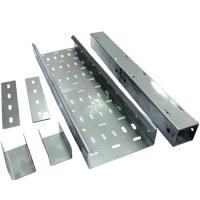 China Galvanized Steel Cable Tray 50-900mm Width with 50-100kg/m² Load Capacity for Industrial Cable Management for sale