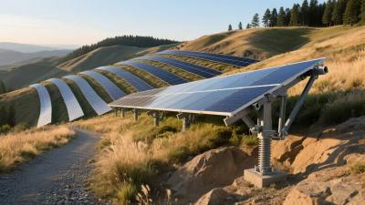China Aluminum Ground Solar Panel Mounting System with 10-Year Warranty and 25-Year Service Life for Large-Scale Installations for sale