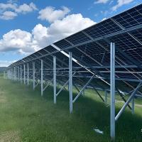 China Aluminum 6005-T5 Ground Solar Mounting Structure Brackets with 25-Year Service Life and 10-Year Warranty for sale