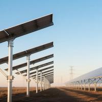 China 100MW Hot-Dip Galvanized Steel Solar Ground Mounting System with 25-Year Service Life and Flexible Orientation for sale