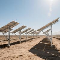 China Weather-Resistant Ground Solar Mounting Brackets - 25 Year Service Life, Wind & Corrosion-Proof for Open Terrain Installation for sale