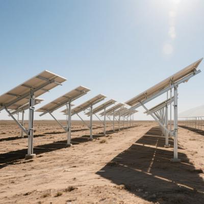 China Weather-Resistant Ground Solar Mounting Brackets - 25 Year Service Life, Wind & Corrosion-Proof for Open Terrain Installation for sale