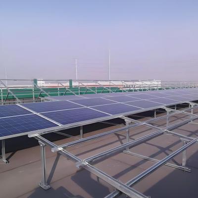 China Customizable PV Racking Frame Aluminum 6005-T5 for Ground Mount Solar Panel Systems for sale