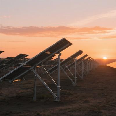 China Ground Solar Mounting Brackets 60m/s Wind Load 1.6KN/㎡ Snow Load for sale