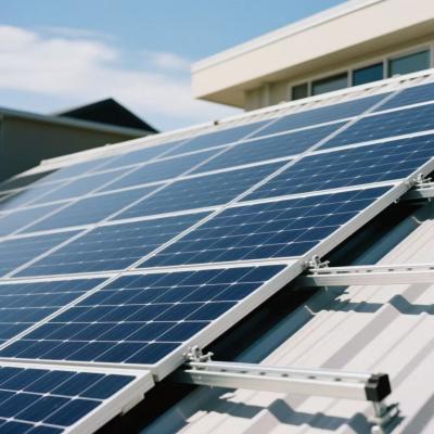 China Solar Panel Roof Mounting Brackets for Commercial Metal Roofs 10 Year Warranty 25 Year Lifespan for sale