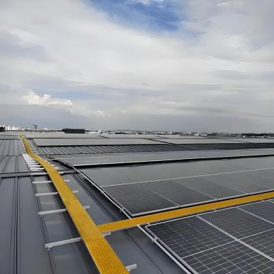 China Solar Panel Roof Mounting Brackets for Commercial Metal Roof 25 Year Life Silver for sale
