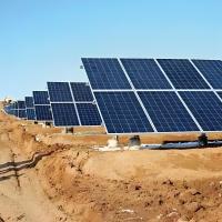 China Flexible And Adjustable Ground Solar Mounting Brackets For Large-Scale And Utility-Scale Solar PV for sale