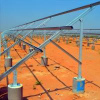 China Solar Panel Mounting Brackets for Large-Scale Solar Plants with Pre-Assembled Supporting Rack and Flexible Connection for sale