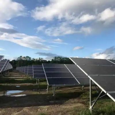 China Customizable Ground Solar Mounting Brackets for Large-Scale PV Power Plant 200cm Snow Load for sale