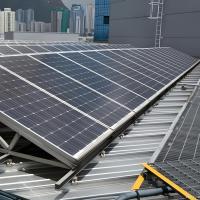 China Solar Panel Roof Mounting Brackets 25 Year Lifespan Silver Metal Roof for sale