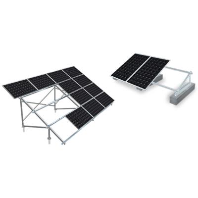 China Adjustable Solar Panel Roof Mounting Brackets Aluminum 6005-T5 Triangle for Commercial Residential for sale