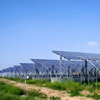 China Multi-Terrain Ground Solar Mounting Brackets S350 Zinc Magnesium Aluminum Steel Custom Tilt Angle for sale
