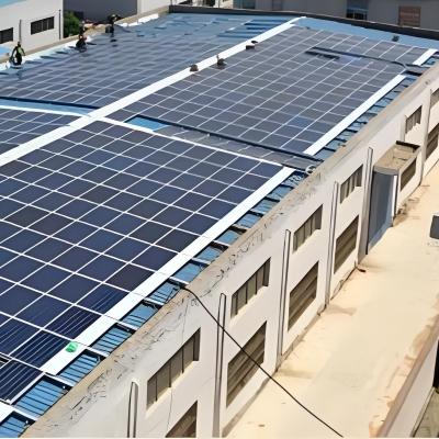 China Solar Panel Roof Mounting Brackets for Metal Roof 25 Year Lifespan Silver for sale