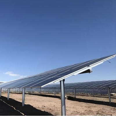 China Ground Solar PV Mounting System Hot Dip Galvanized Steel 18000sqm Factory ISO9001 for sale