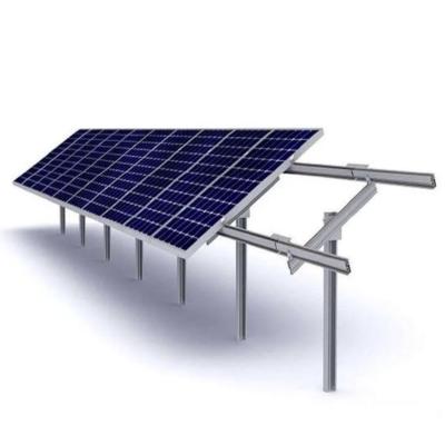 China Solar Panel Ground Mounting Brackets Aluminum 6005-T5 Anodized 10 Year Warranty for sale