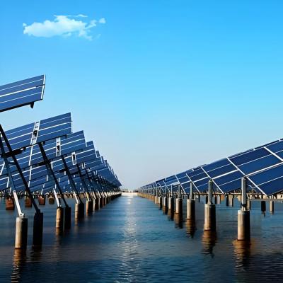 China Ground Solar Mounting Brackets with Pre-assembled Components Adjustable Tilt Angle and Compatible with Varied Solar Modules for sale