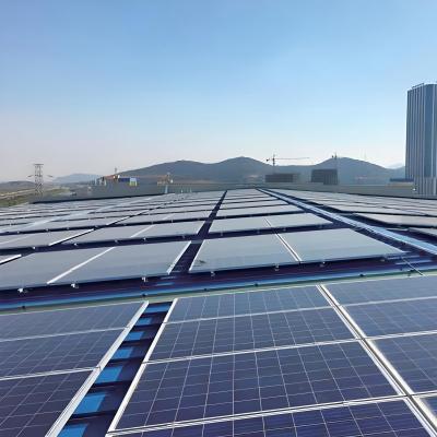 China Solar Panel Roof Mounting Brackets 25 Year Service Life Silver Aluminum Alloy for sale