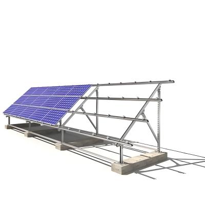 China Aluminum 6005-T5 Solar Panel Mounting Brackets Anodized Silver 10 Year Warranty 25 Year Service Life for sale
