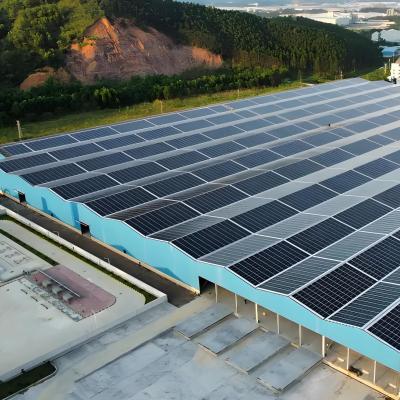 China Solar Panel Roof Mounting Brackets for Commercial Buildings 25 Year Service Life Silver for sale
