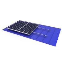 China Aluminum 6005-T5 Solar Panel Mounting Brackets Anodized Silver 10 Year Warranty for sale