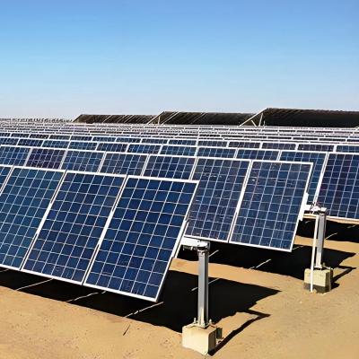 China Smart Ground Solar Mounting Brackets Flexible Terrain Adaptation, Precise Sun Tracking for sale