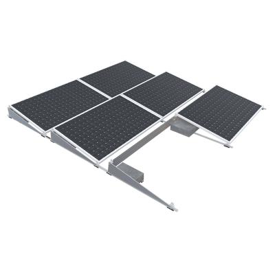 China Aluminum Solar Panel Mounting Brackets 10 Year Warranty Flat Roof Ballast System for sale