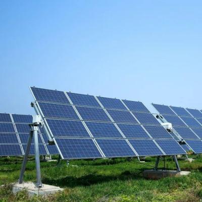 China Ground Solar Mounting Bracket Pre-Assembled 0-60° Tilt Wind Load 60m/s for sale