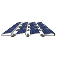 China Aluminum Alloy Solar Panel Mounting Brackets Anodized Surface 10 Year Warranty Flat Roof Ground for sale