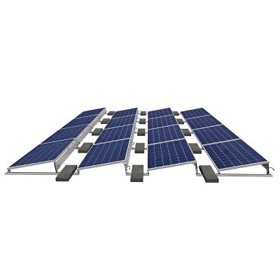 China Aluminum Alloy Solar Panel Mounting Brackets Anodized Surface 10 Year Warranty Flat Roof Ground for sale
