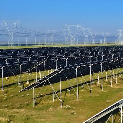 China All-Terrain Ground Solar Mounting Bracket Pre-Assembled 0-60° Tilt 10-Year Warranty for sale
