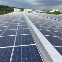 China Aluminum Flat Roof Solar Mounting System 25 Year Service Life Ballasted Non Penetrating for sale