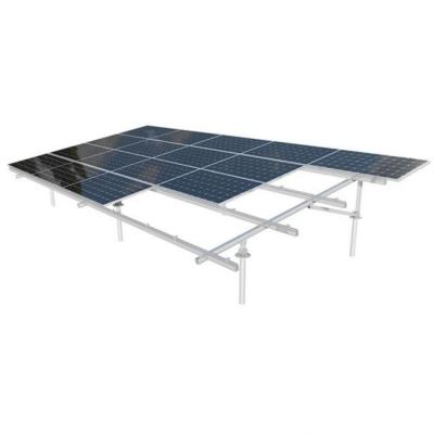 China Solar Panel Mounting Brackets Ground Mounting Steel Structure Aluminum Components Suitable for Small Large Scale Solar Plants for sale