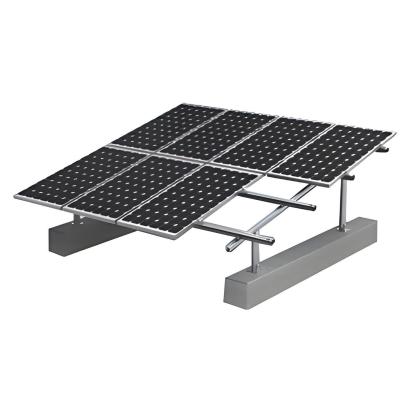 China Aluminum 6005-T5 Solar Panel Mounting Brackets for Concrete Ground and Sloped Roofs 10 Year Warranty for sale