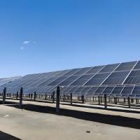China Ground Solar Mounting Brackets for Large Scale PV Plants 0-60° Tilt 60m/s Wind Load for sale