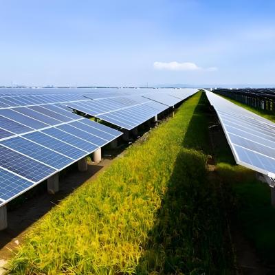 China Pre-assembled Ground Solar Mounting Brackets 0-60° Tilt Wind Load 60m/s for sale