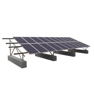 China Solar Panel Mounting Brackets Aluminum 6005-T5 Fixed Adjustable Tilt for PV Module Setup for sale