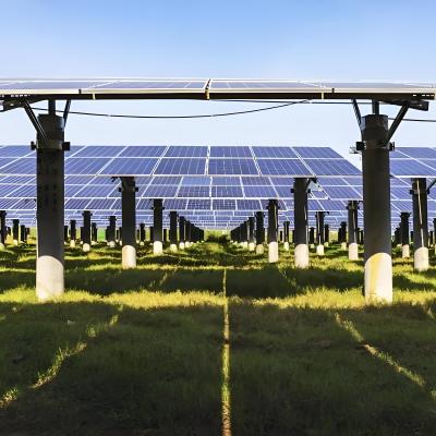 China Ground Solar Mounting Brackets Designed for Large Scale Solar PV Installations with Easy Onsite Assembly and Adjustment for sale