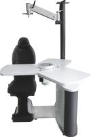China Ophthalmic Examination Unit with LED Lamp 24V 3W - 1100x800x2100mm Table Chair Combination for Three Instruments for sale