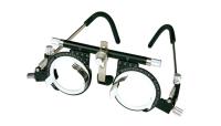China Universal CE Compliant Trial Glasses Frame 61g Weight with 50-80mm PD Range and 360° Lens Rotation Adjustable for sale