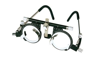 China Universal CE Compliant Trial Glasses Frame 61g Weight with 50-80mm PD Range and 360° Lens Rotation Adjustable for sale