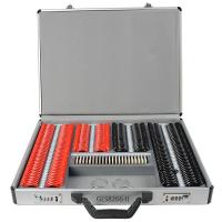 China Shiny Silver Coated Trial Lens Set 24.5mm Diameter - 266 PCS Optometry Kit with ±20D Power Range for sale