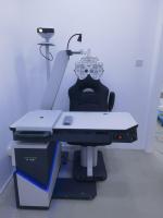 China Ophthalmic Chair Unit with Instrument Table Adjustable Left Right Small Drawer GD7521-II CE ISO for sale