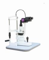 China Haag Streit Type Ophthalmic Slit Lamp with Halogen Lamp 12V 50W 2 Magnifications 680mm Length for sale