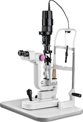 China Galilean Stereoscopic Digital Slit Lamp Microscope GD9230 with 3 Magnifications 12.5x Eyepiece and 14mm Slit Length for sale