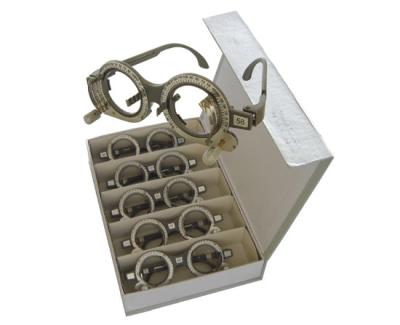 China Colorful Universal Trial Frame GD1104 - ABS Injection Material with 56-66mm PD Range, 5-Piece Box for sale