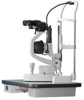 China GD9011 Ophthalmic Slit Lamp Microscope with 10X-20X Magnification and 52-78mm Pupillary Adjustment for sale