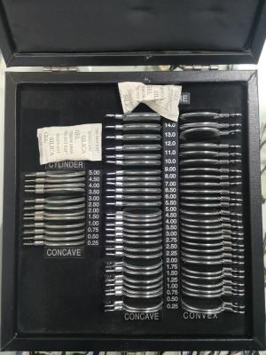 China JIANPENG 40PCS Optometry Trial Lens Set with Aluminum Case - ±0.25 to ±16.00 SPH Range & -0.25 to -5.00 CYL for sale
